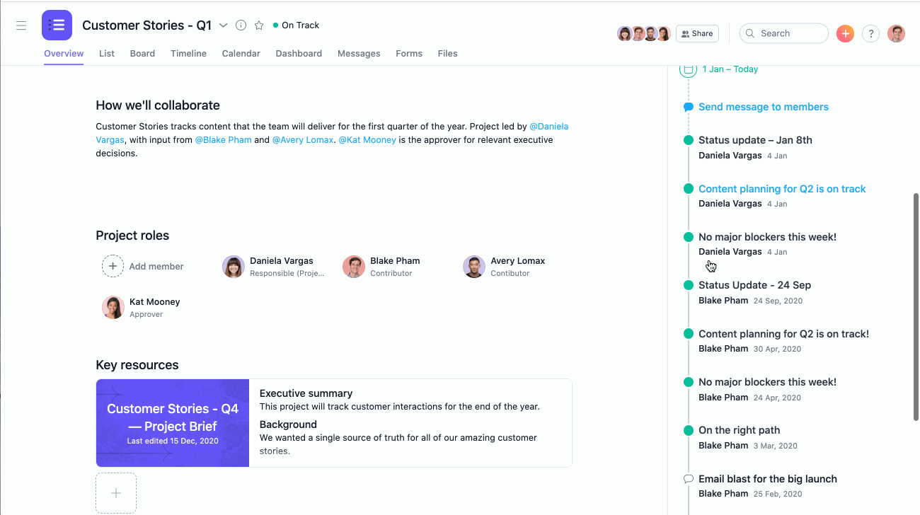 Integrate Asana into your existing Lego block